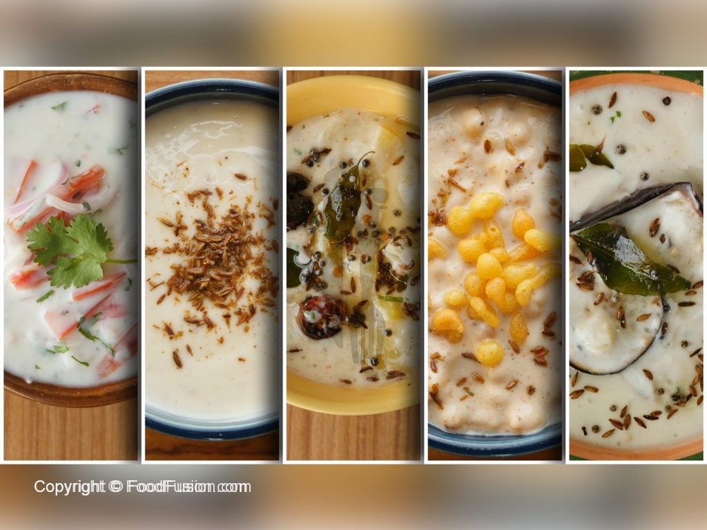 Raita 5 ways (Top Raita Recipes) – Food Fusion