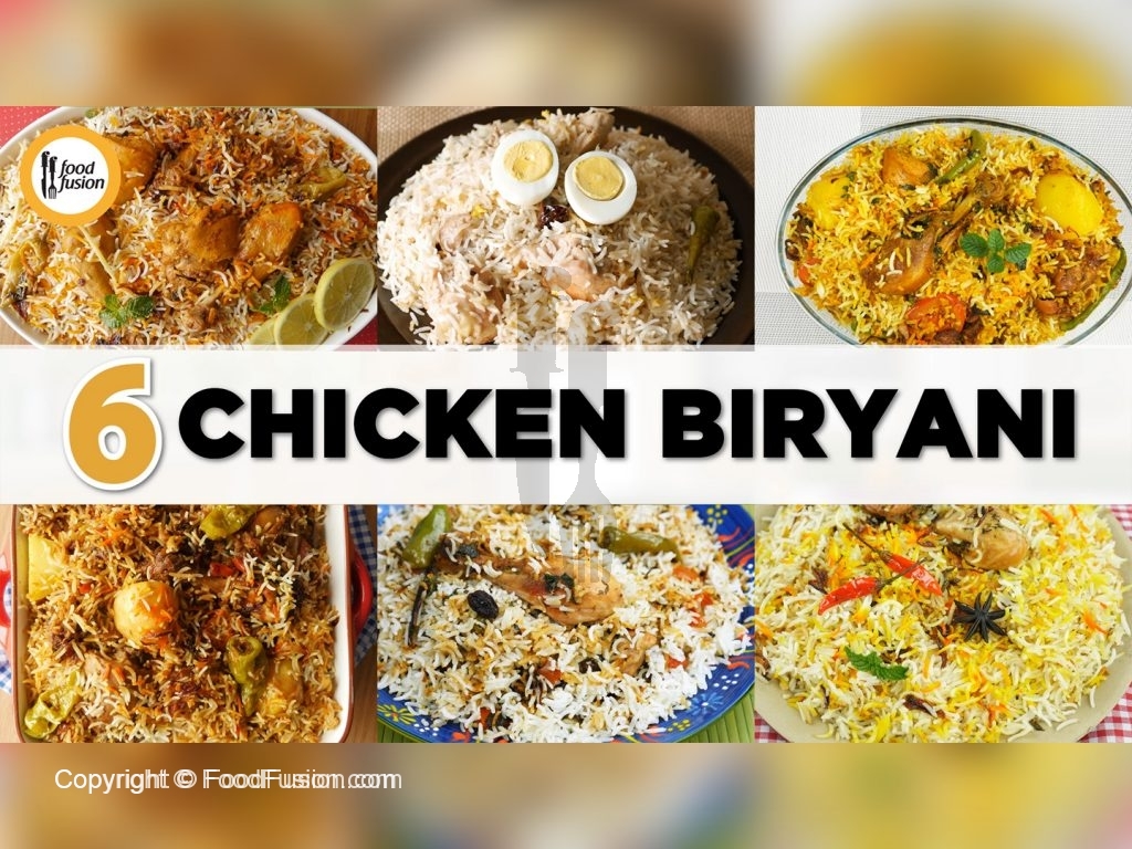 Top 6 Must Try Biryani Recipes By Food Fusion