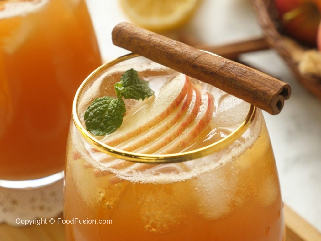 Apple Cinnamon Iced Green Tea – Food Fusion