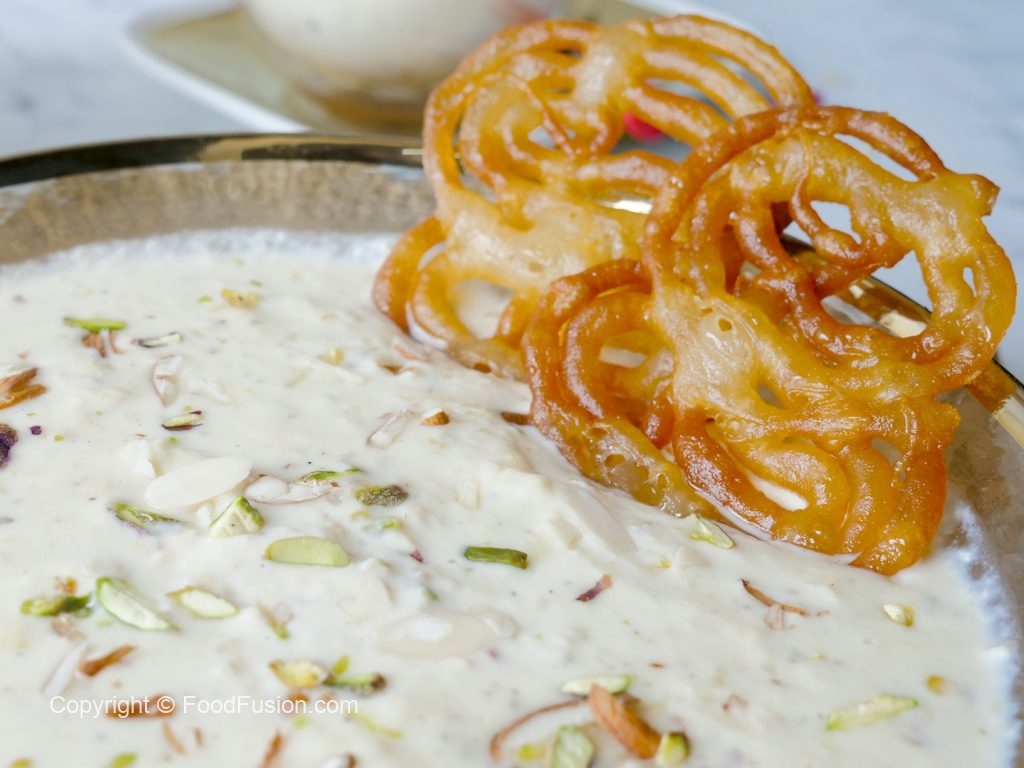 Jalebi Rabri – Food Fusion
