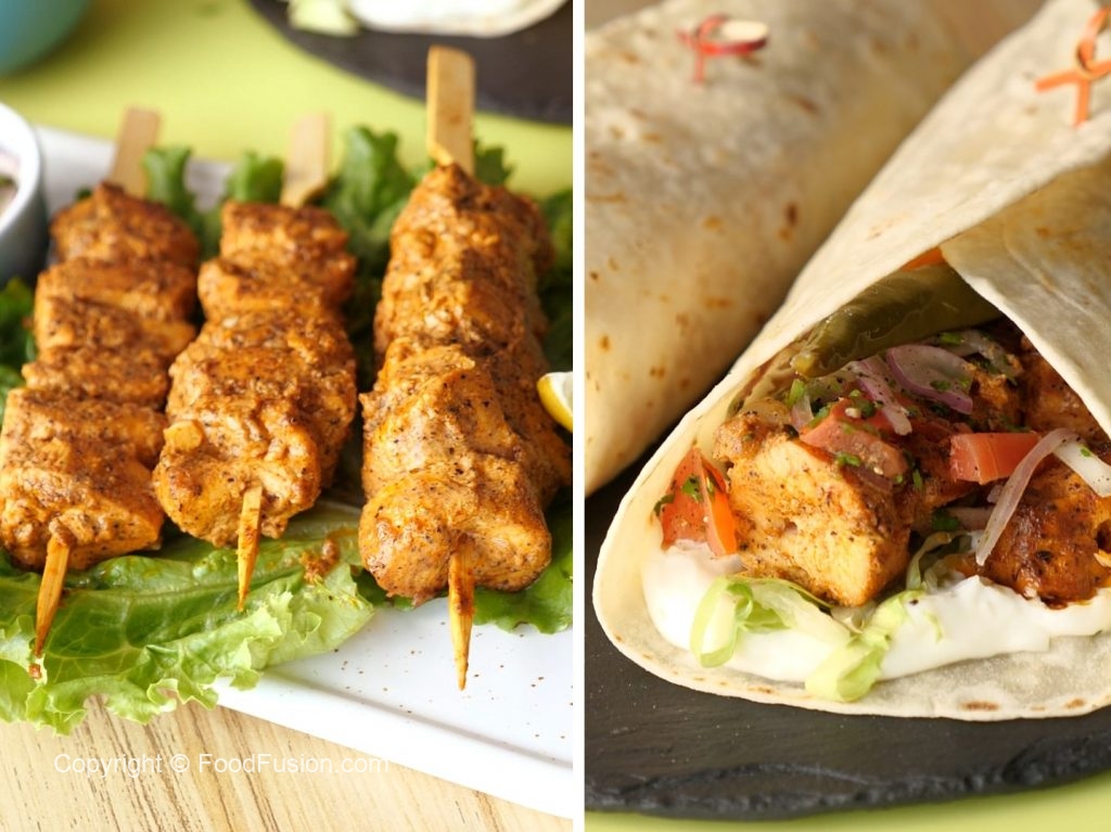 Shish Tawook Wraps – Food Fusion