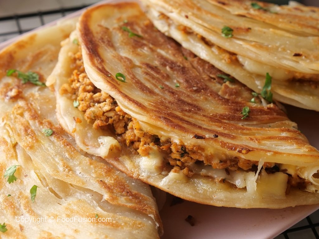 Street Style Chicken Lacha Paratha – Food Fusion