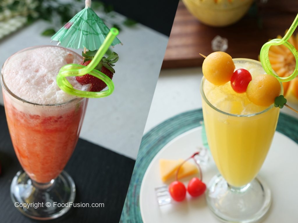 Strawberry Colada & Melon Colada – Food Fusion