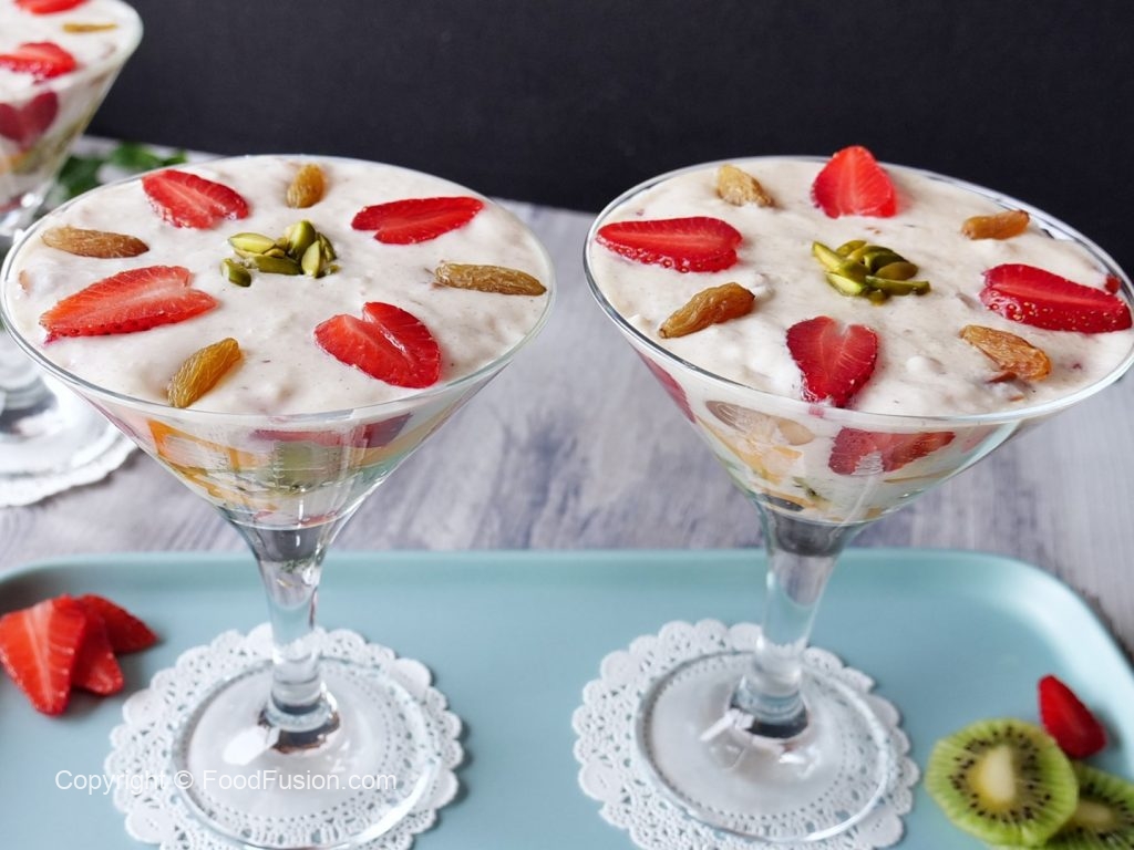 Low Calorie Fruit Firni – Food Fusion