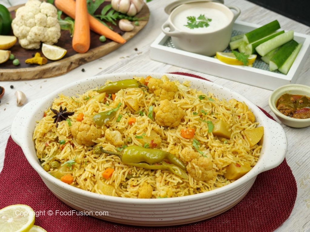 Mix Vegetable Tehari/Pulao – Food Fusion