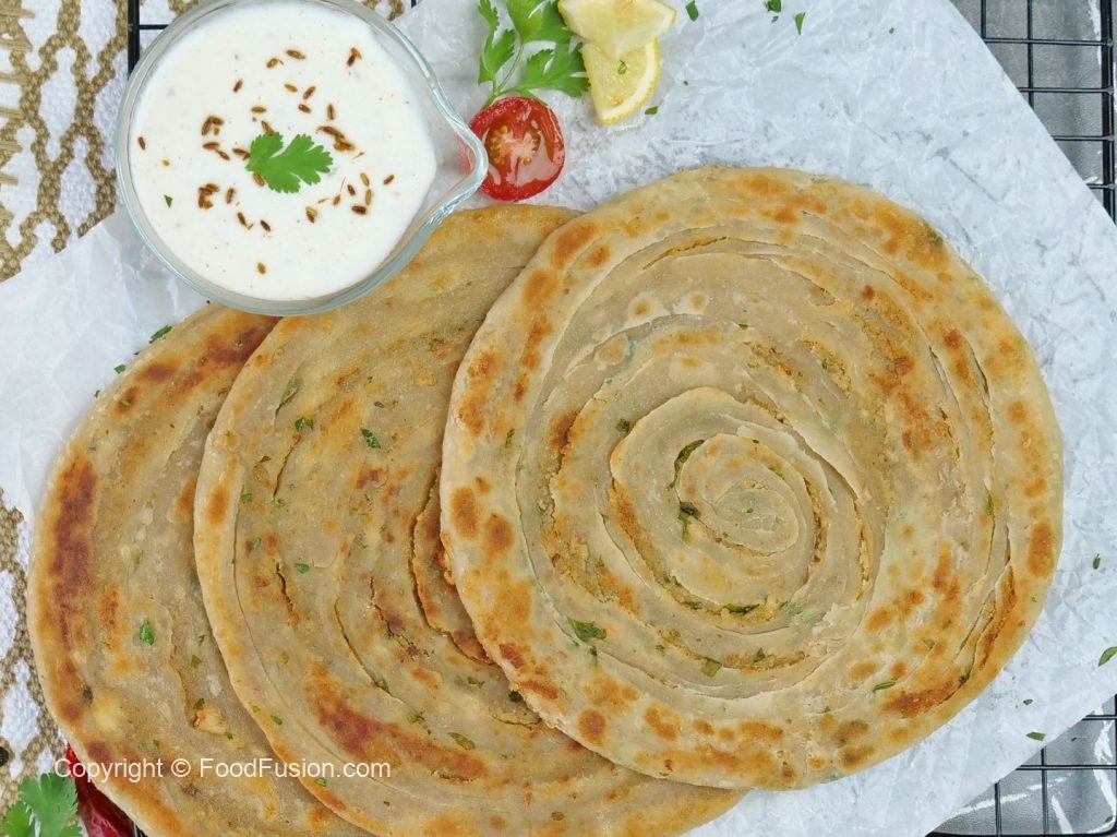 Malai Chicken Lacha Paratha – Food Fusion