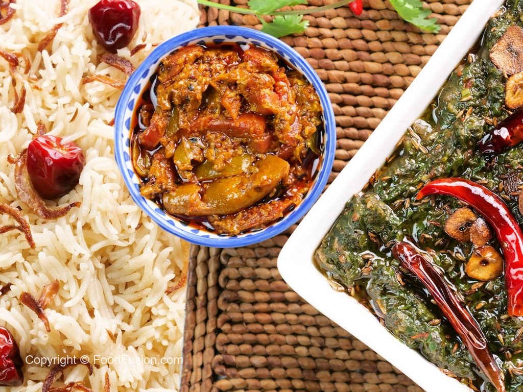 Lehsani Palak with Khushbu Pulao – Food Fusion