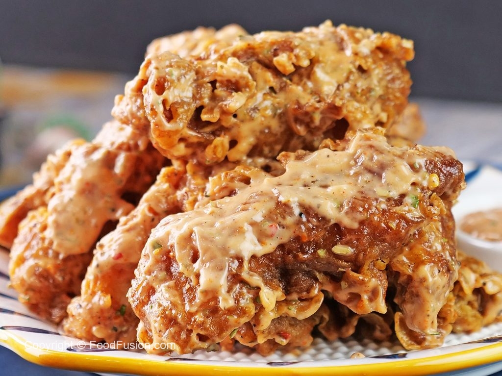 Saucy Garlic Chicken Tenders Food Fusion