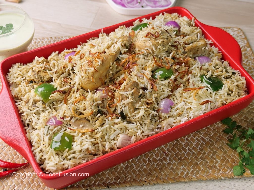 Malai Chicken Biryani – Food Fusion
