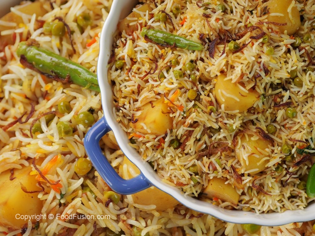 Matar Aloo Pulao – Food Fusion