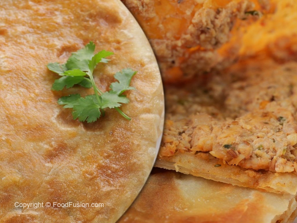 Creamy Chicken Filling Paratha – Food Fusion