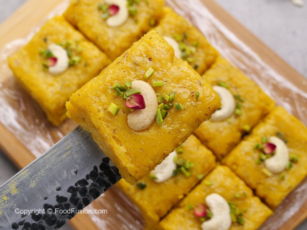 Mango Coconut Fudge Barfi – Food Fusion - Pakistani's No 1 Quick Recipe ...