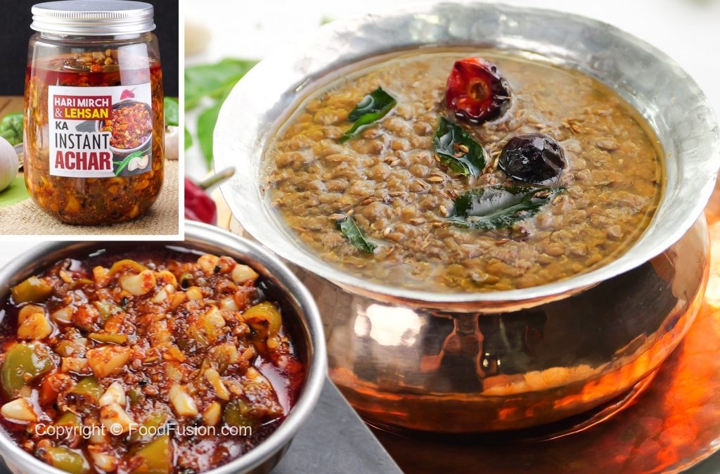 Malka Masoor Daal with Quick Achaar – Food Fusion