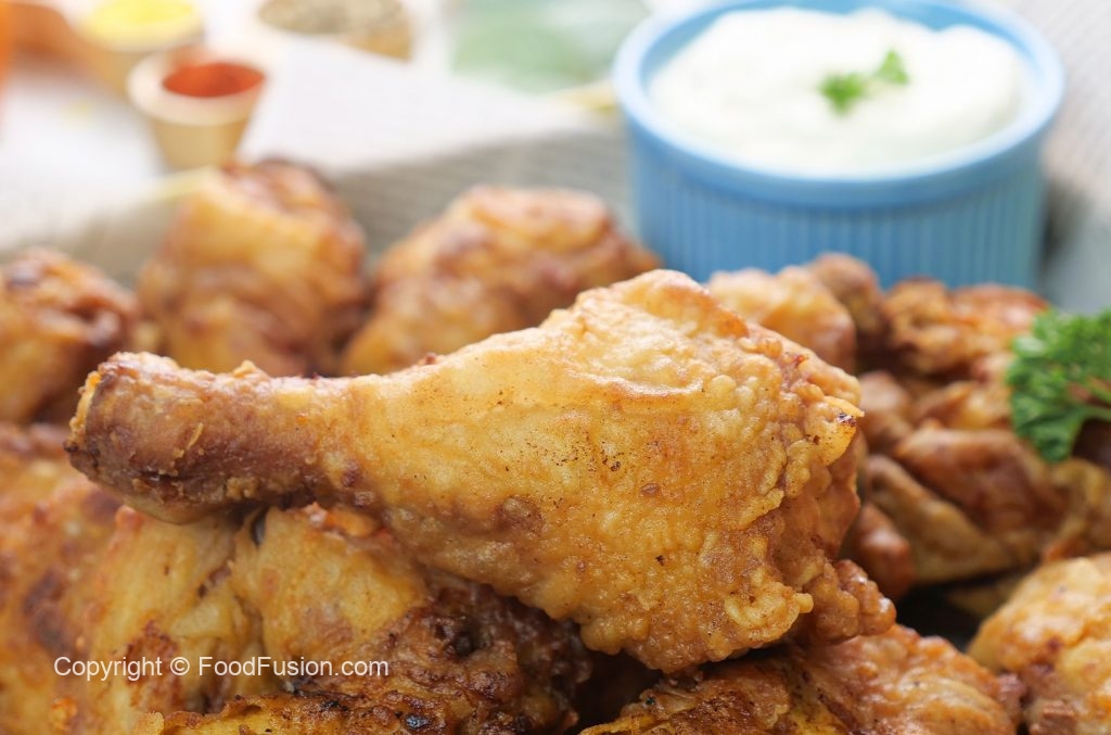 Injected Chicken Broast with Garlic Dip Sauce – Food Fusion