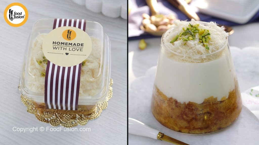 Aish El Saraya - Middle Eastern Dessert - Recipe by Food Fusion – Food ...