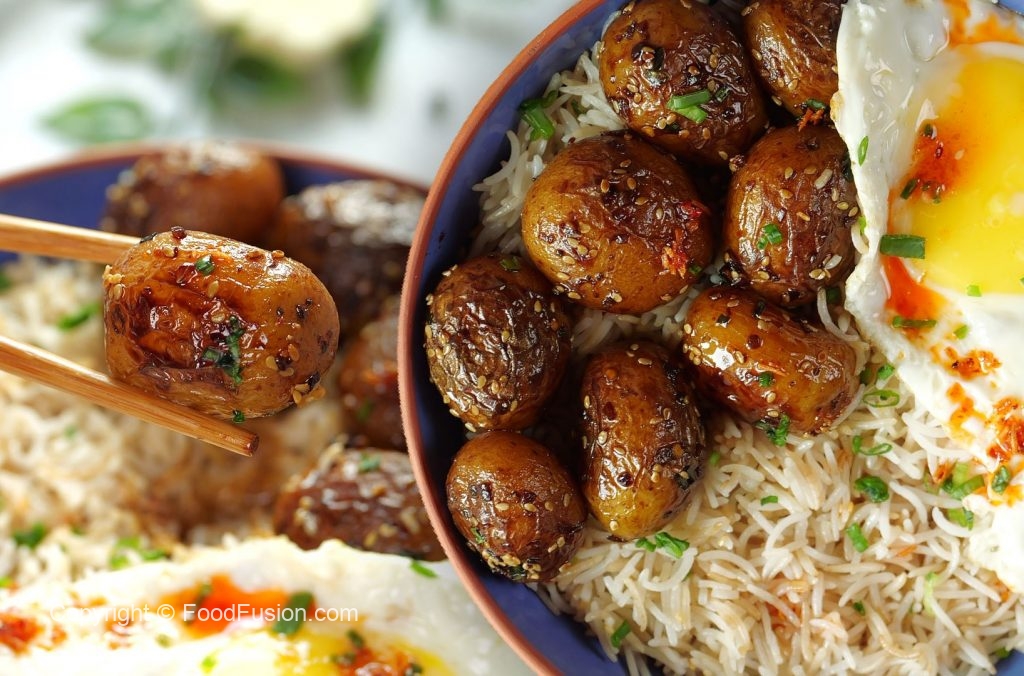 Korean Potatoes with Rice – Food Fusion