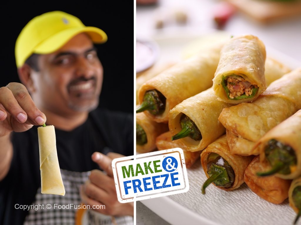 Stuffed Chili Rolls - Make and Freeze Recipe – Food Fusion