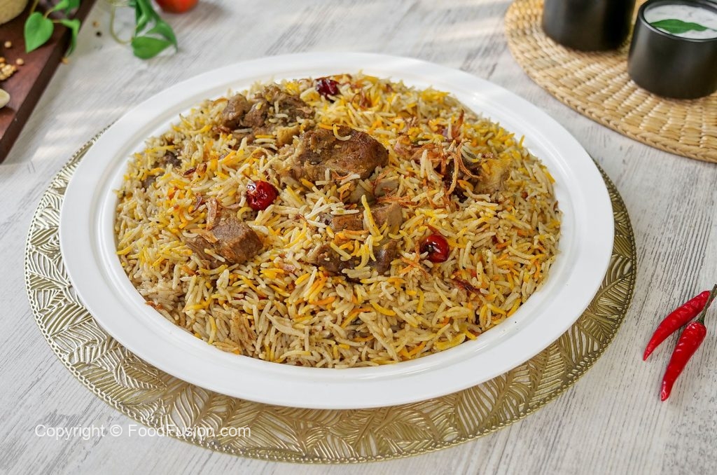 Hyderabadi Yakhni Biryani – Food Fusion