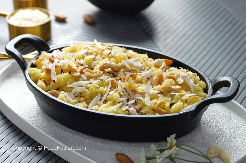 Coconut Sooji Halwa – Food Fusion