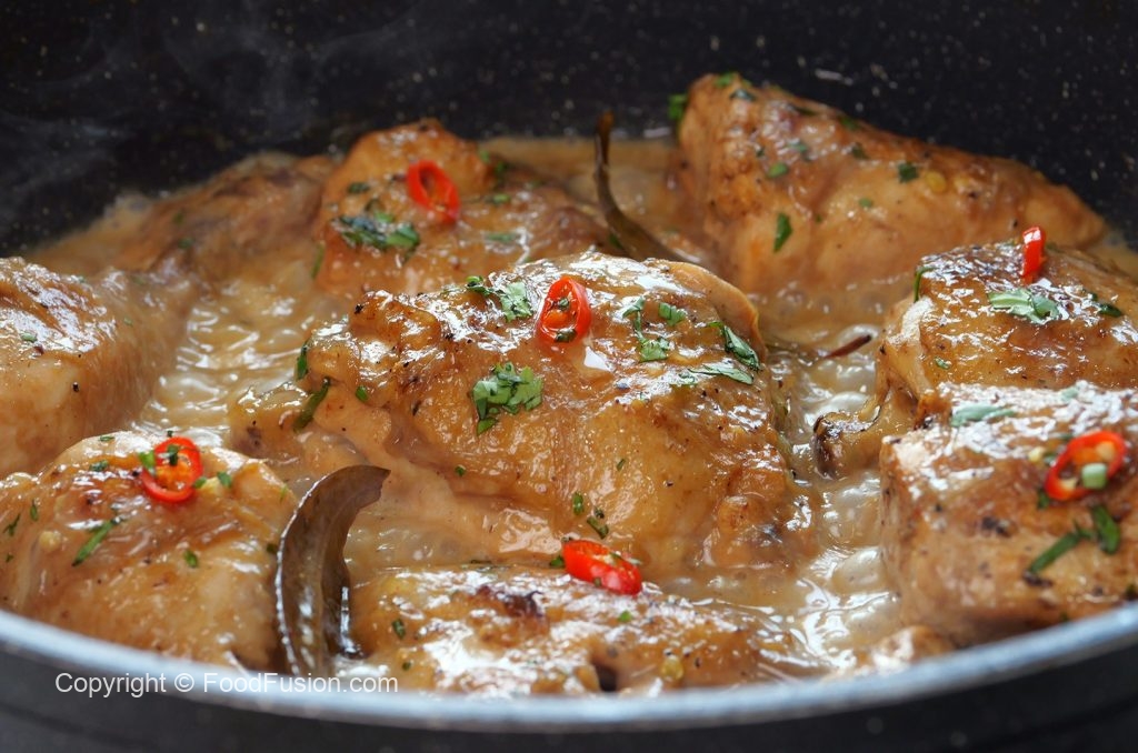 Chicken Adobo Filipino Style with Coconut Milk – Food Fusion ...